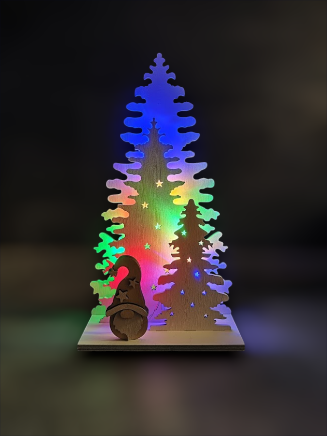 Téli táj törpével | trendibox.hu